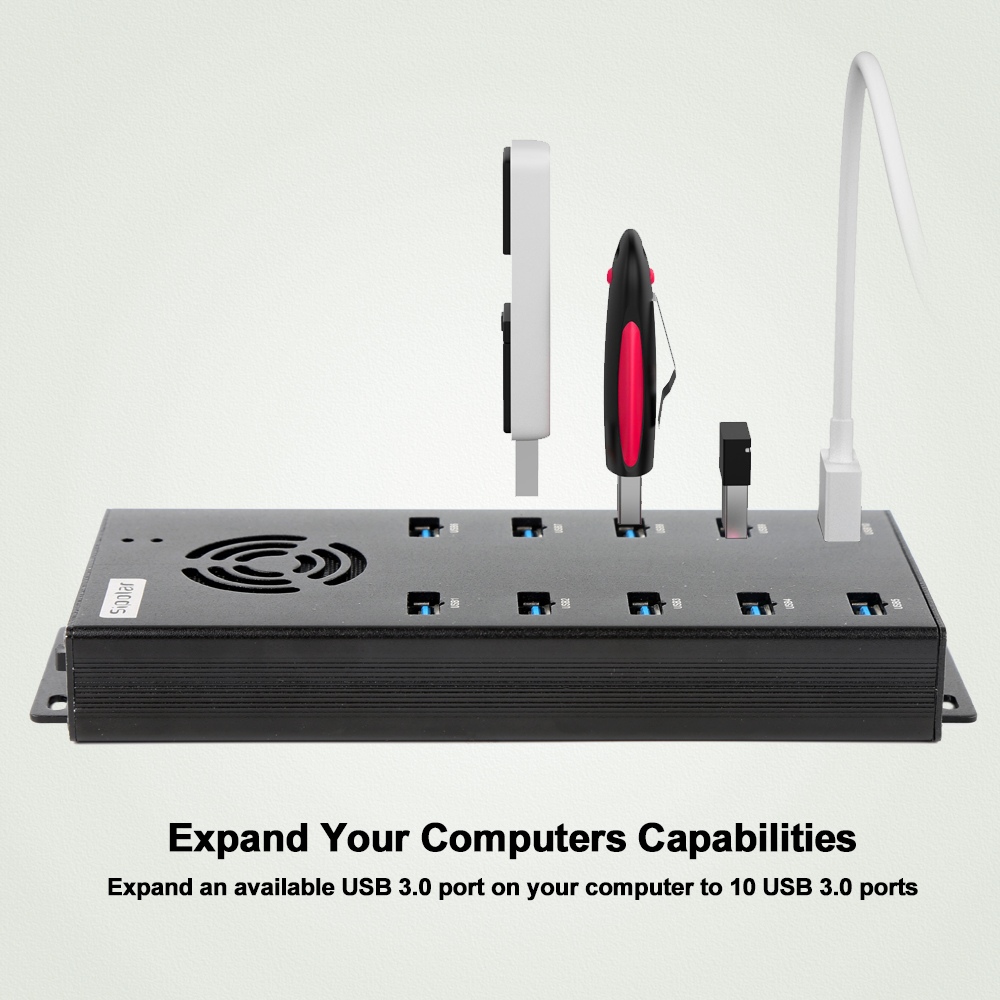 A-423 10 Ports USB 3.0 HUB - Sipolar