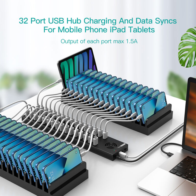A-832 32 Ports USB 2.0 HUB - Sipolar
