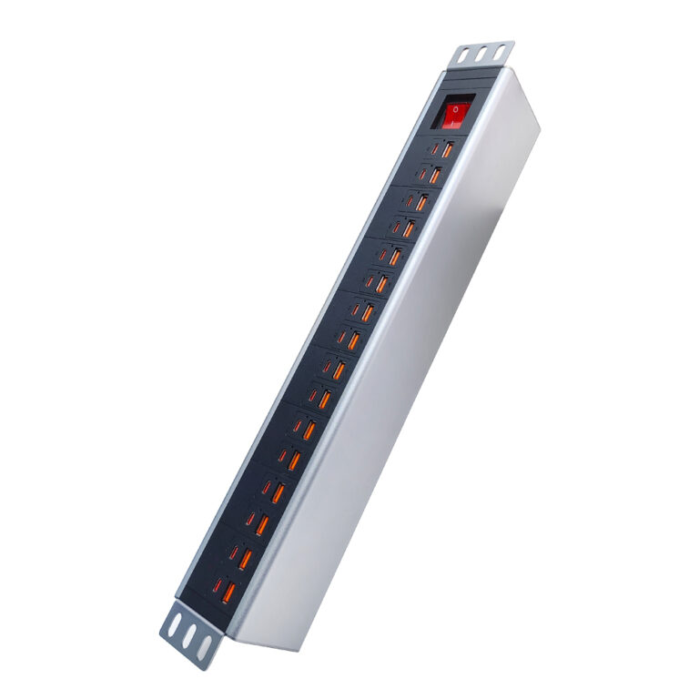 PDU-AC16 32 Ports1.5U Rack Mount GaN PDU Power Strip - Sipolar